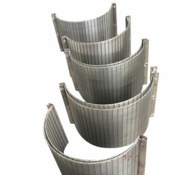 China Curved 1.5mm Wire 0.3mm Slot Profile Wire Screen For Aggregate for sale