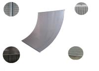 China Solid Filtration SS304 600mm Length Sieve Bend Screen , Wedge Wire Mesh for sale