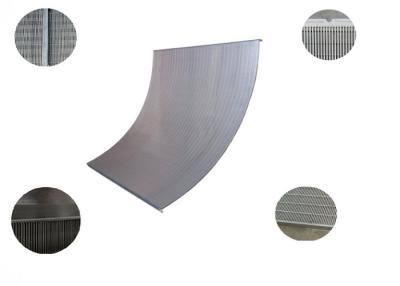 China Solid Filtration SS304 600mm Length Sieve Bend Screen , Wedge Wire Mesh for sale