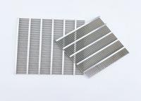 China 110mm Diameter 0.02mm Slot Wedge Wire Screen , Vee Wire Filter Screen For Mine for sale