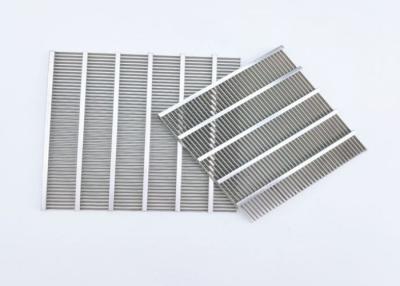 China 110mm Diameter 0.02mm Slot Wedge Wire Screen , Vee Wire Filter Screen For Mine for sale
