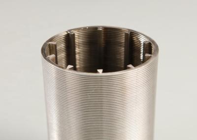 China Stainless Steel Wedge Shaped Screen Welding Mine Johnson Filter Element for sale