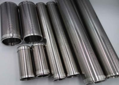China ISO9001 Approval Slot 0.04mm Wedge Screen Filter In Various Sizes for sale