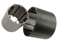 China Wear Resistance Drum Shape Slot 0.02mm Johnson Screen Filter , 304 SUS Filter for sale