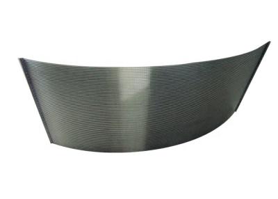 China Ultra Fine SS201 99% Wedge Wire Strainer , Static Sieve Bend Screen for sale