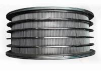 China Stainless Steel Cartridge Wedge Screen Filter Water Fine Mesh Sieve Screen for sale