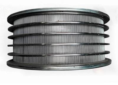 China Stainless Steel Cartridge Wedge Screen Filter Water Fine Mesh Sieve Screen for sale