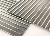 China High Precision SUS 316 0.25mm Slot Wedge Wire Filter Element Flat for sale