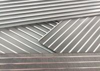 China High Precision SUS 316 0.25mm Slot Wedge Wire Filter Element Flat for sale
