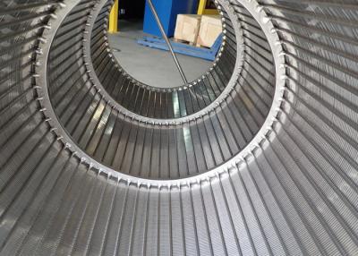 China Slot 0.5mm Johnson Wedge Wire Filter Screens Resin Traps High Efficient Stainless Steel for sale