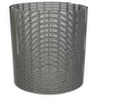 China Slot 0.5mm Sieve Bend Screen Looped Wedge Stainless Steel 316 Wire for sale