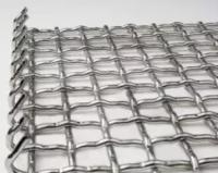 China BBQ Grill Stainless Steel Crimped Woven Wire Mesh Tray 8 10 12 14 20 Mesh for sale