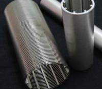 China 304 Stainless Steel Wedge Screen Filter Tube For Sand Control Of Well And Oil Well for sale