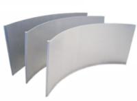 China 2 Meters 304 Sieve Bend Screen , Wedge Wire Filter Element For Filtering for sale