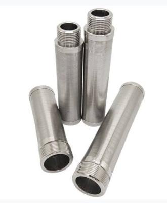 China Stainless Steel Wedge Mesh Winding Filter Element Wedge Wire Filter Self Cleaning for sale