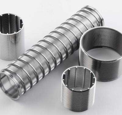 China 304 316 Stainless Steel Mine Sieve Mesh Wire Gap Wedge Wire Filter Customize for sale