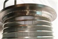 China Stainless Steel Flow Sand Wedge Wire Filter Element Around Wire Sieve for sale