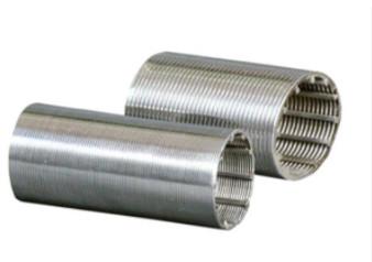 China Automatic Welding Process Wedge Wire Strainer Stainless Steel Filter Medium for sale