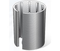 China V Shaped Opening Wedge Wire Strainer Sieve Tube Resist Compression for sale