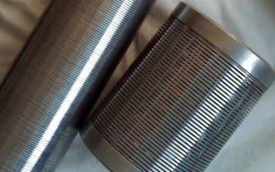 China 10 Micrometers Welded Wedge Wire Screen Stainless Steel Slot for sale
