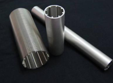 China Resin Filter V Shaped Wedge Wire Screen Tube Steel 304 for sale