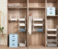 China Home Custom 6mm Wire Mesh Storage Baskets For Wardrobe Drawer for sale