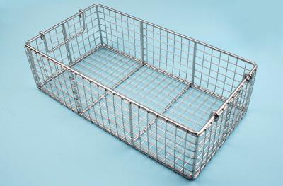 China Woven 2.5mm Mesh Storage Baskets Hospital Restaurant Kitchenware Disinfection for sale
