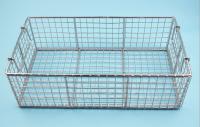 China Woven 2.5mm Mesh Storage Baskets Hospital Restaurant Kitchenware Disinfection for sale