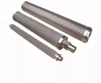 China Round Hole 1mm Thick Wire Mesh Water Filter , Stainless Steel Filter Element for sale