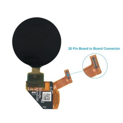 China 1.2 Inch Round Oled Display Module , 390X390 Resolution,  Mipi Interface IC W022 Driving for sale