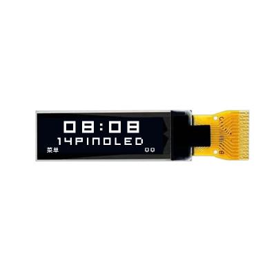 China 0.87 Inch PMOLED Display,  128x32 14 Pins I2C Interface,  Driving IC SSD1316 for sale