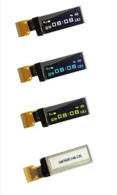 China 0.91 Inch ， 128x32 Oled Display ， 14 Pins I2C Interface， Driving IC SSD1306 for sale