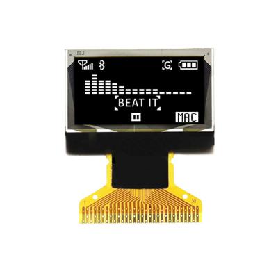 China 0.96 Inch PMOLED Display ,128x64 Resolution,  30pins 4 Wire SPI /I2C Interface,  Driving IC SSD1306 for sale