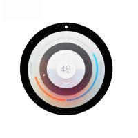 China 3.34 Inch Touch Screen TFT Display 320x320 17 PINS MIPI Interface 550 CD/M2 for sale