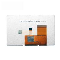 China 480x272 TFT LCD Display Screen,  4.3 Inch 40 PINS 420 CD/M2 24bit RGB Interface for sale