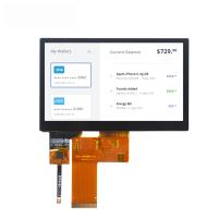 China 5 Inch Touch Screen ,Tft Lcd 480x272,  40 PINS 24bit RGB Interface 350 CD/M2 for sale