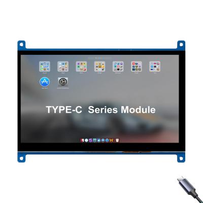 China 7 Inch TFT LCD Display Module,  With PCBA  TYPE-C Interface,  1024X600 Resolution, 350c/D for sale