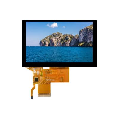 China 5 Inch 800*480 IPS LCD Sunlight Readable Touch Screen 40 PIN RGB High Brightness for sale