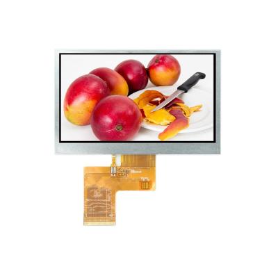 China 4.3 inch 480*272 TN LCD 40PIN 24bit RGB ST7282 touch (TFT LCD for industrial, home appliances, toys, medical) for sale