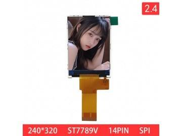 China 2.4 Inch LCD Screen Resolution 240*320 300 Brightness 14PIN MIPI Interface for sale