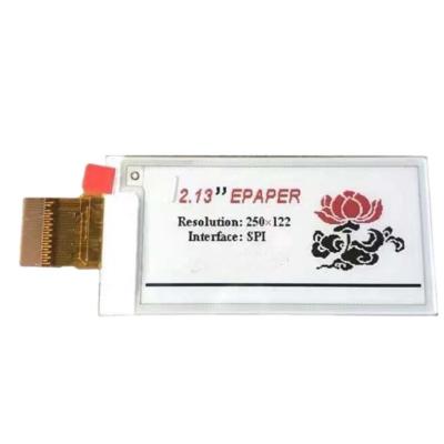 China 2.13 Inch E-paper Ink Screen Resolution 122x250 For Price Tags Work Cards Electronic Word Cards Exhibitor Badges for sale