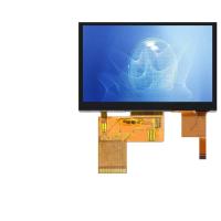 China TFT Display Module 4.3 Inch With Touch Panel 480*272 Resolution 24bits RGB Interface Driving IC ST7 for sale