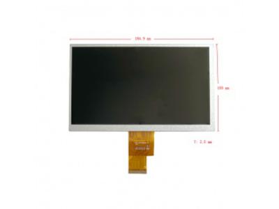 China 7 Inch Tft Lcd Display 1024×600 Resolution 1000c/d Sunlight Readable 40 Pins LVDS for sale