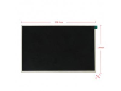 China 10.1 Inch TFT LCD Display With 1280x800 Resolution 1000cd/m2 Brightness Sunlight Readable 20 Pins LVDS View Angle ALL for sale