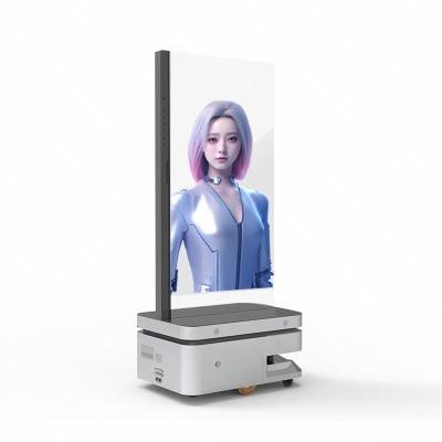 China 55 Inch Mobile AI Digital Human Transparent Screen 1920*1080 Resolution 400 Nits   Oled Transparent Oled Panel for sale