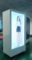 China 86inch Human Size Interactive 3D Hologram Box Transparent LCD Showcase Touchscreen Holoportation Real Time Projection for sale