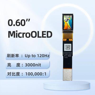 China 0.60-inch Micro OLED Display | 3000 Brightness, 120Hz High Refresh Rate, Dual Interfaces (I2C/MIPI) Suitable for Outdoor Detection / VR Devices, HD Self-illumination, Quick Integration for sale