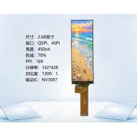 China 2.68 Inch Bar Type TFT LCD Display Module with  touch panel  142RGB x 428  Resolution and QSPI interface for sale