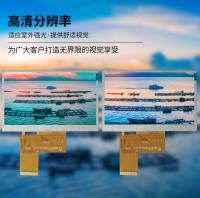 China 4.3 Inch 800x480 Resolution TFT Display with 420 cd/m2 Brightness for Industrial Control for sale