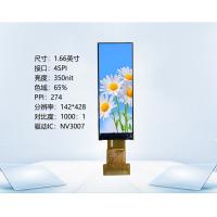 China 1.66  Inch Bar Type TFT Display with 142*428 Resolution and  4-wire SPI Interface Driving IC NV3007 for sale